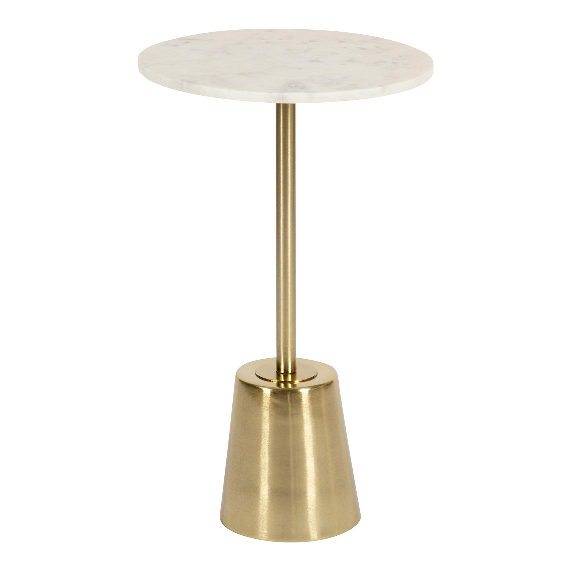 Click here for Kate And Laurel Tira Modern Marble Side Table  14... prices