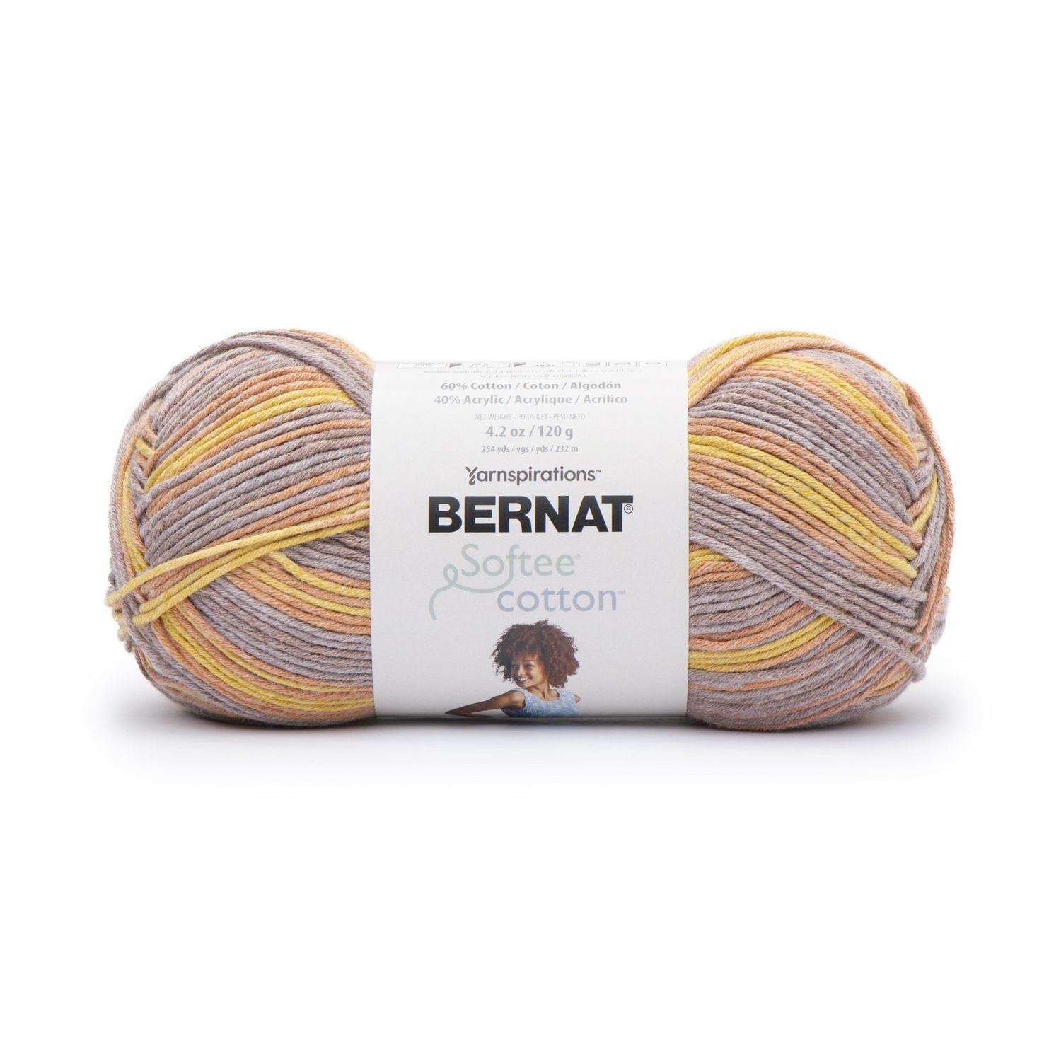 Click here for Bernat Softee Cotton Yarn  Cotton Blend #3 Light... prices