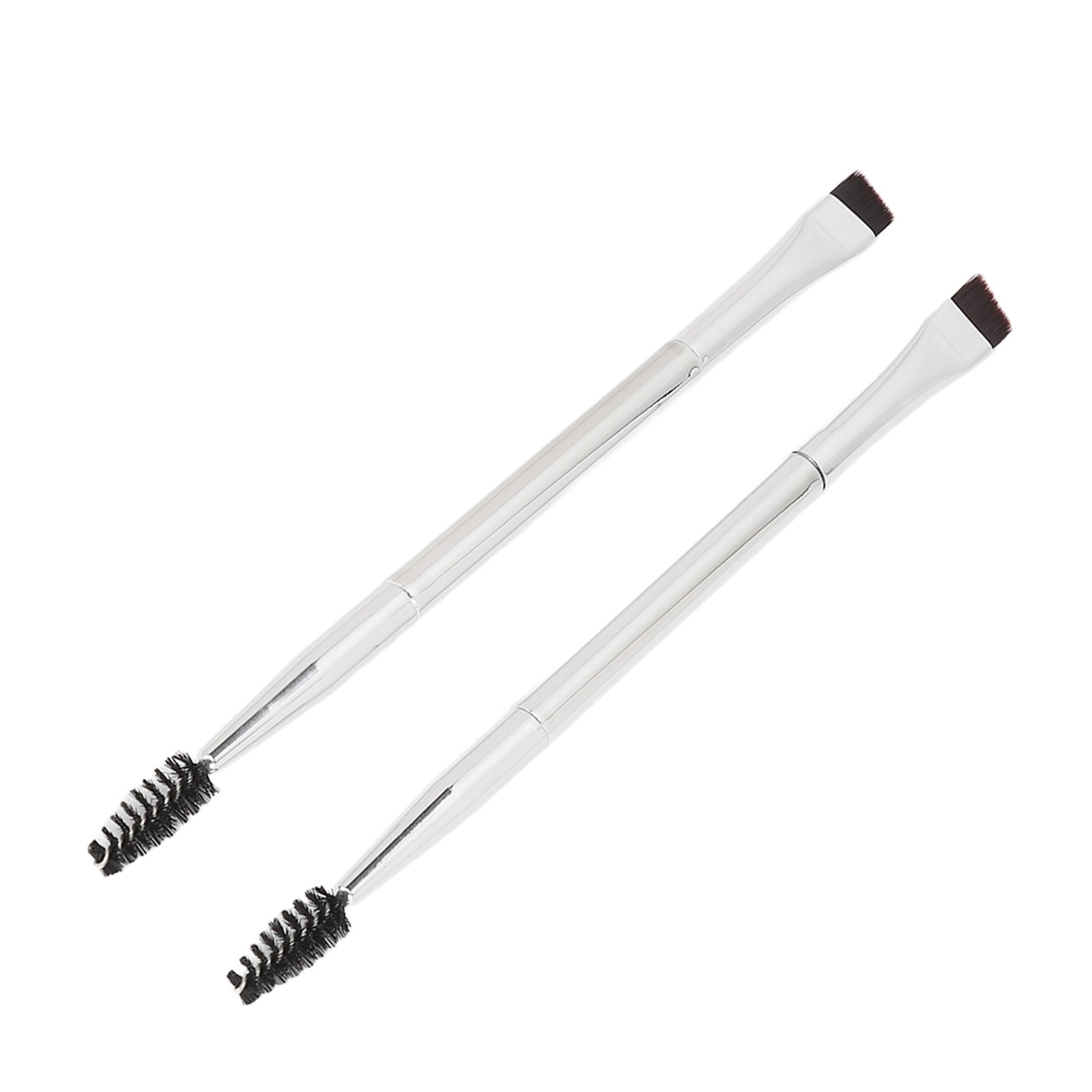 Click here for Unbranded Eyebrow Brush 2pcs Silver Double Ended D... prices