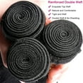 Curly Human Hair Bundles with Closure Deep Wave Bundles with 4x4 Lace ...