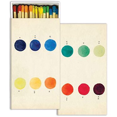 Craft & Kin Long Matches for Candles | Red, Set of 60 Matchsticks ...