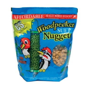 C&S Fresh Peanut Suet Nuggets, No-Melt, 8 lb, Wild Bird Food, Seed ...