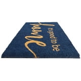 Mainstays Coir Navy Good To Be Home Doormat 18"x30" - Walmart.com
