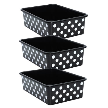 Teacher Created Resources Confetti Plastic Book Bin, Pack of 3 ...