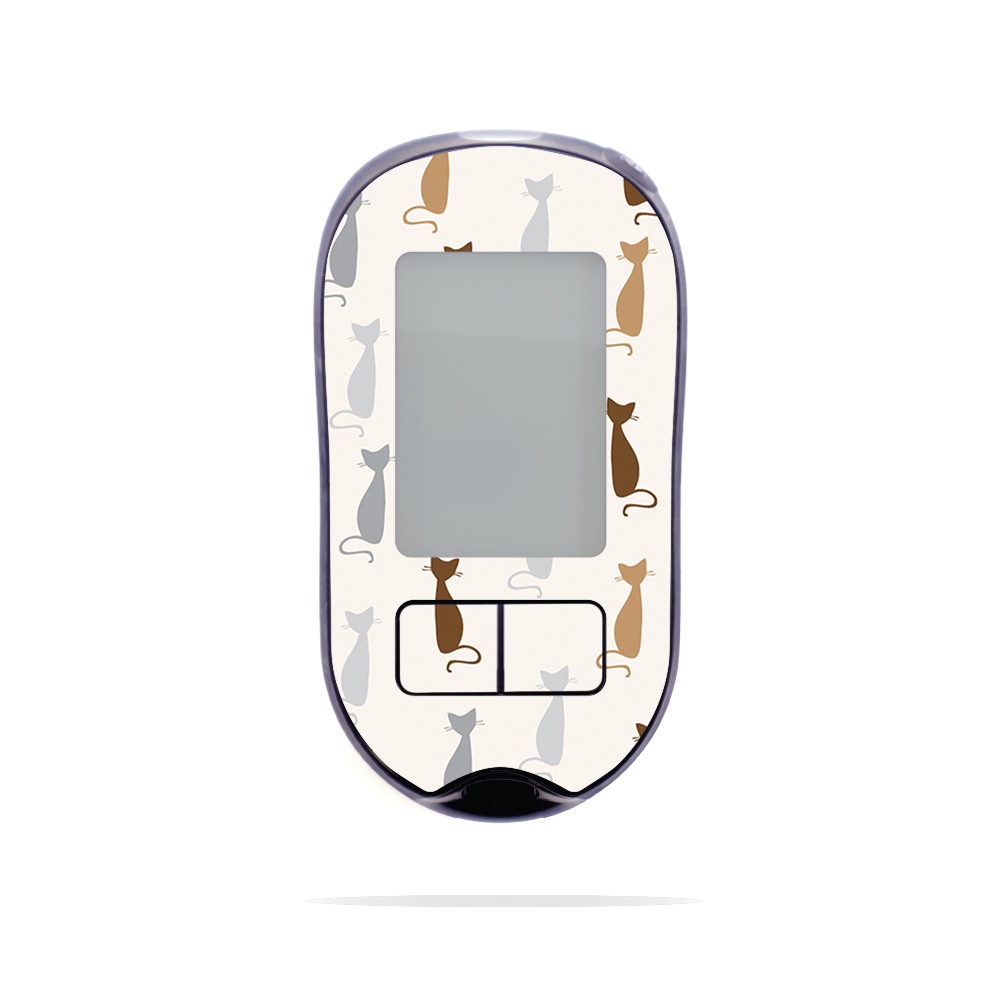 Skin Decal Wrap Compatible With Accu-Chek Aviva Plus Sticker Design Cat ...
