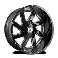 TIS 544BM Dually Inner Black Wheel Rim, 20" x 8.25" 8 x 6.5" +127mm ...