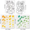 1 Sheet PVC Plastic Clear Stamps with 1Pc Carbon Steel Cutting Dies ...