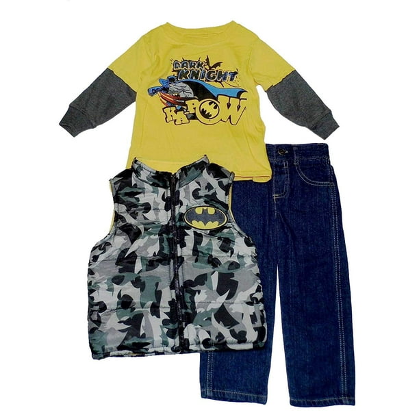 DC Comics - DC Comics Baby Boys' Batman Infant 3 Piece Pants Clothing ...
