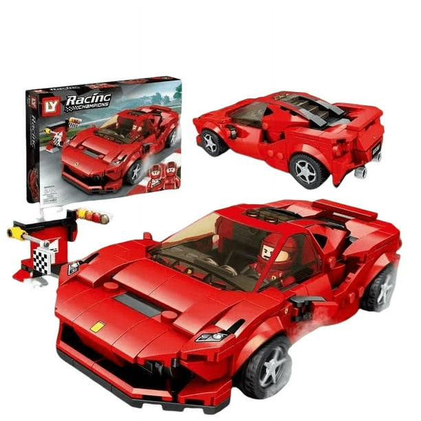 Compatible With Brick Racing Sports Car Puzzle Assembled Small Particle ...