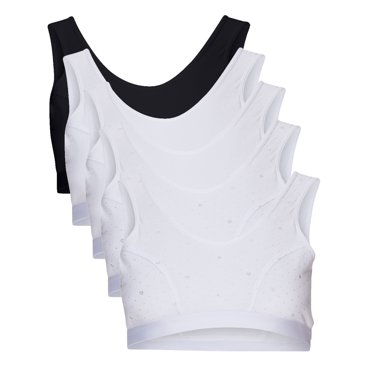 B2BODY Girls and Big Girls Cotton Bras Adjustable Wireless Training Bra ...