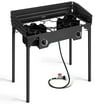 Gymax Outdoor 2-Burner Stove High Pressure Propane Gas Camp Stove 150,000 BTU - Walmart.com