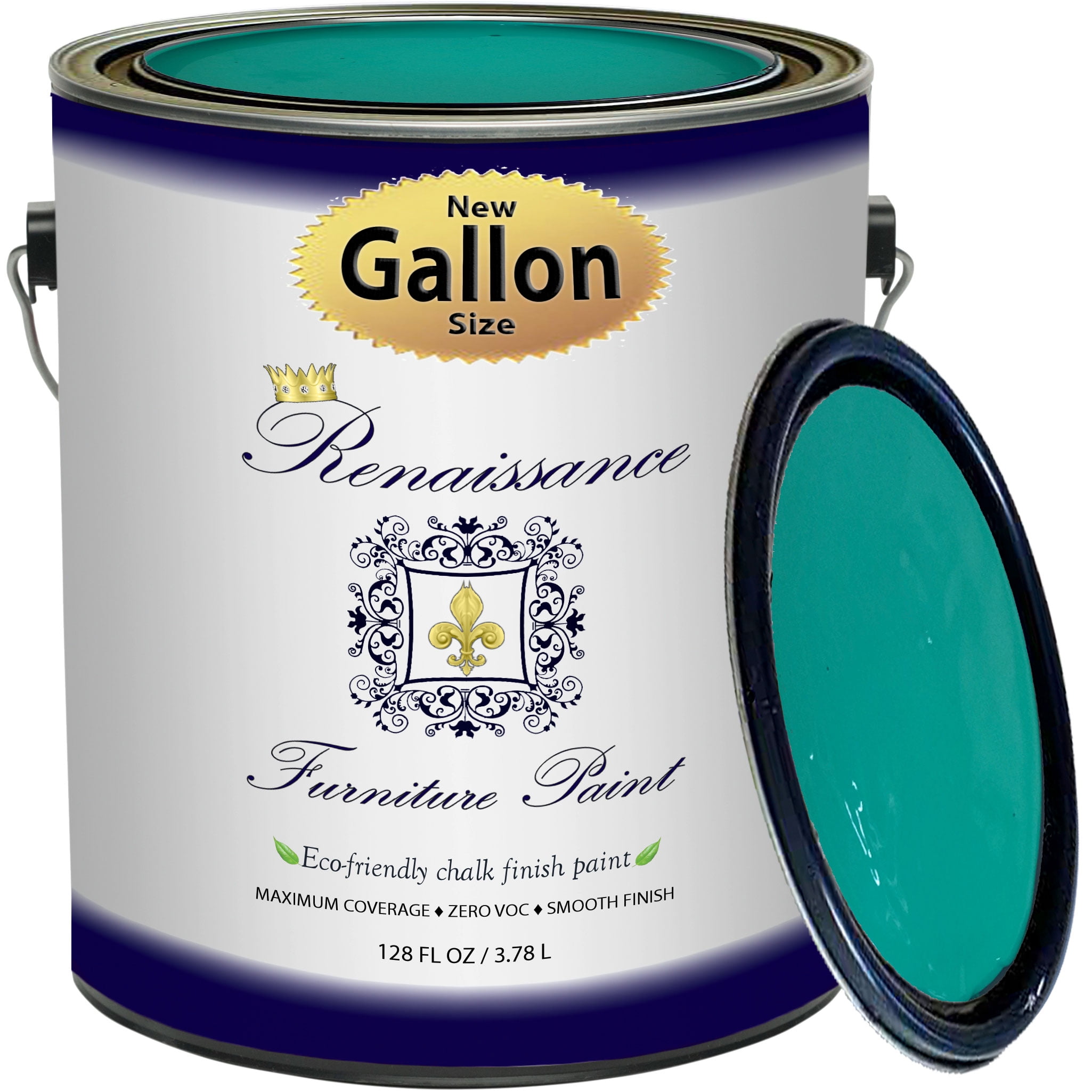 Renaissance Chalk Finish Paint Malachite Gallon 128oz Chalk renaissance-chalk-finish-paint-malachite-gallon-128oz-chalk