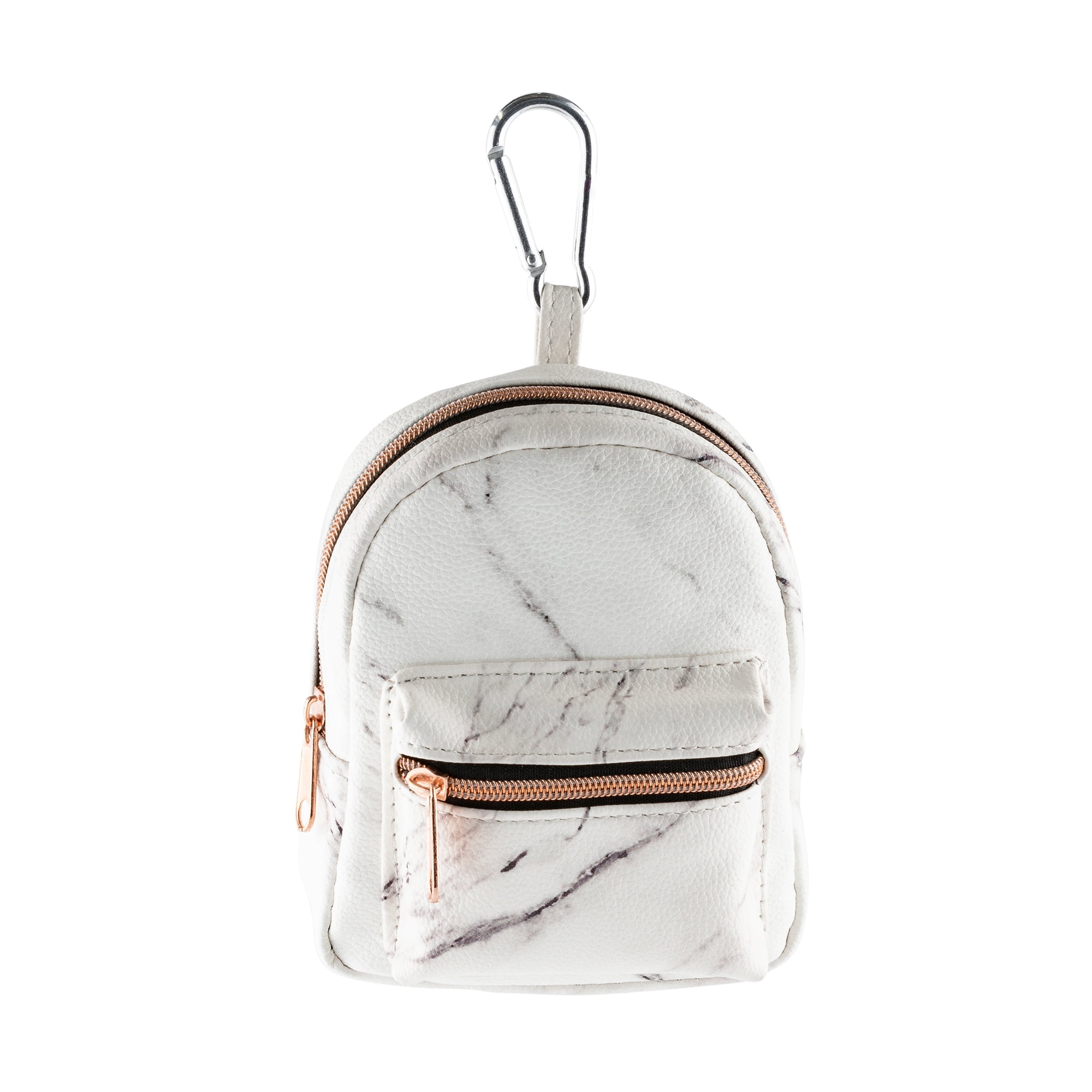 Claire's Girls’ Marble Mini Backpack Keychain, White, 91295 - Walmart.com