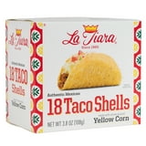 La Tiara Hard Authentic Mexican Taco Shells, Flavorful Yellow Corn, 4.2 ...