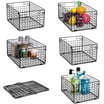 X-Cosrack Large Kitchen Storage Hanging Organization, 6 Pack Foldable ...