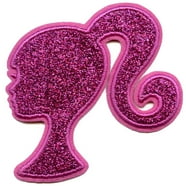Barbie Name Logo 3 Inches Wide Embroidered Iron On Patch with ...