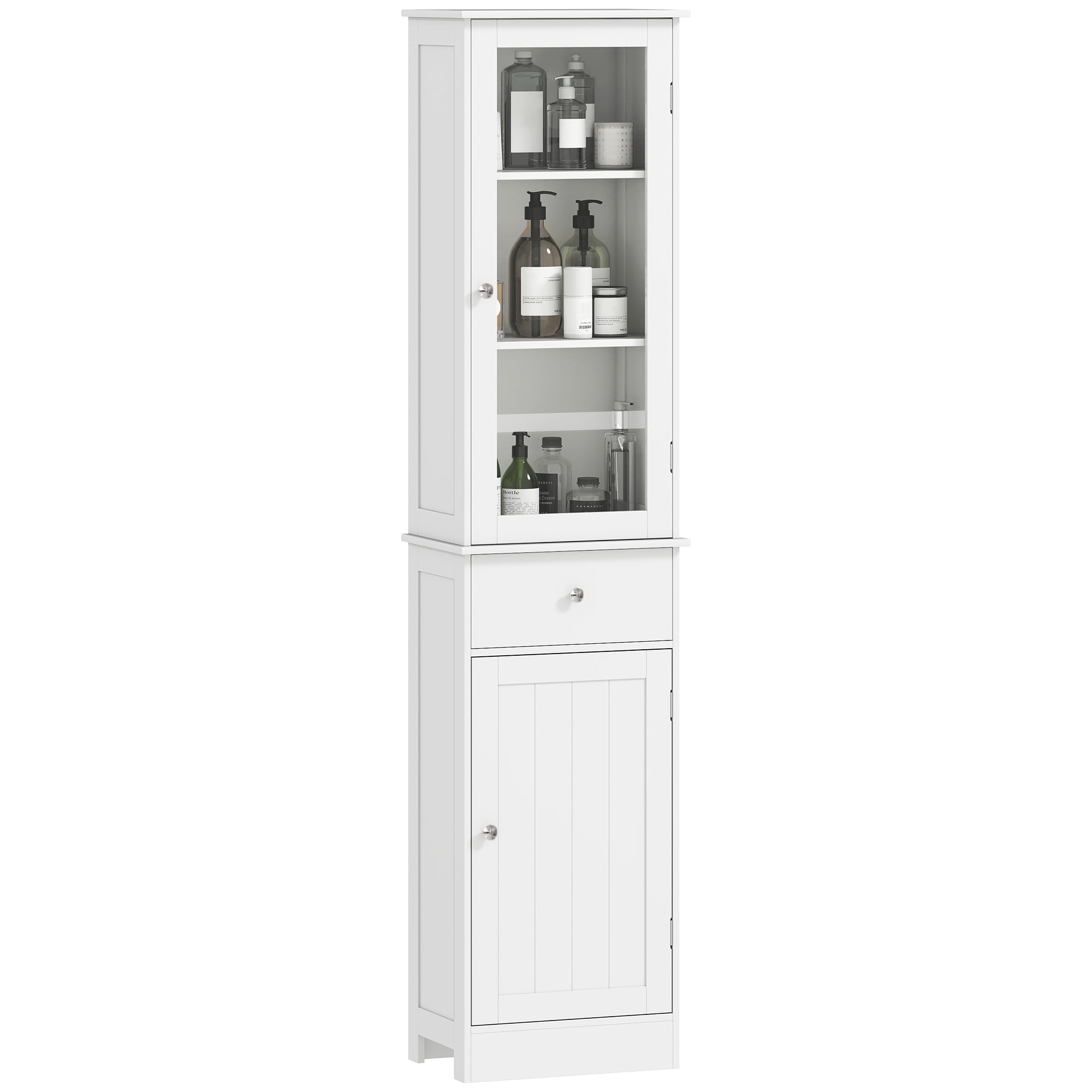 Click here for Kleankin Storage Cabinet Tower With Multiple Shelv... prices