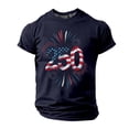 250 Anniversary USA Merchandise Men Short Sleeve Crewneck Independence ...
