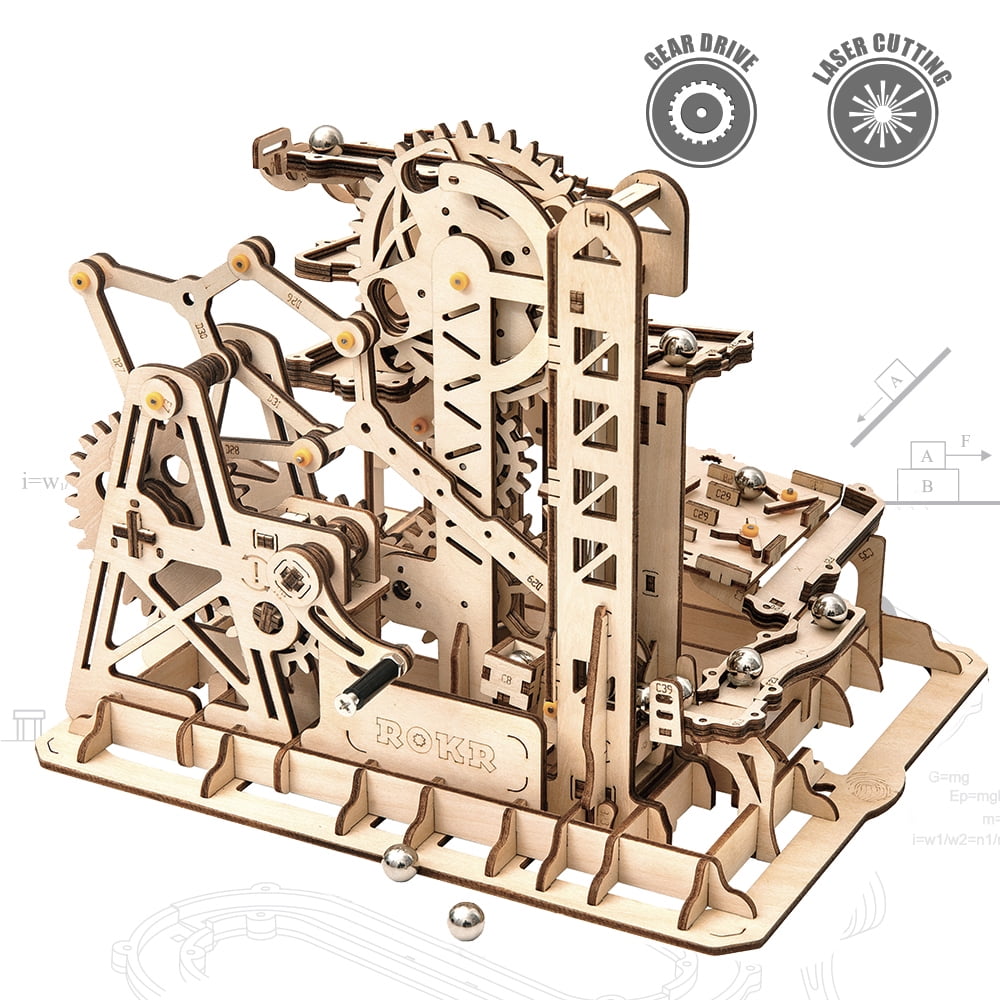 Click here for Rokr Marble Run Kit 3d Wooden Puzzles Model To Bui... prices