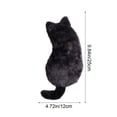 Cat Coin Purse, Plush Zippered Pouch for Brush and Pen Storage, Cute ...