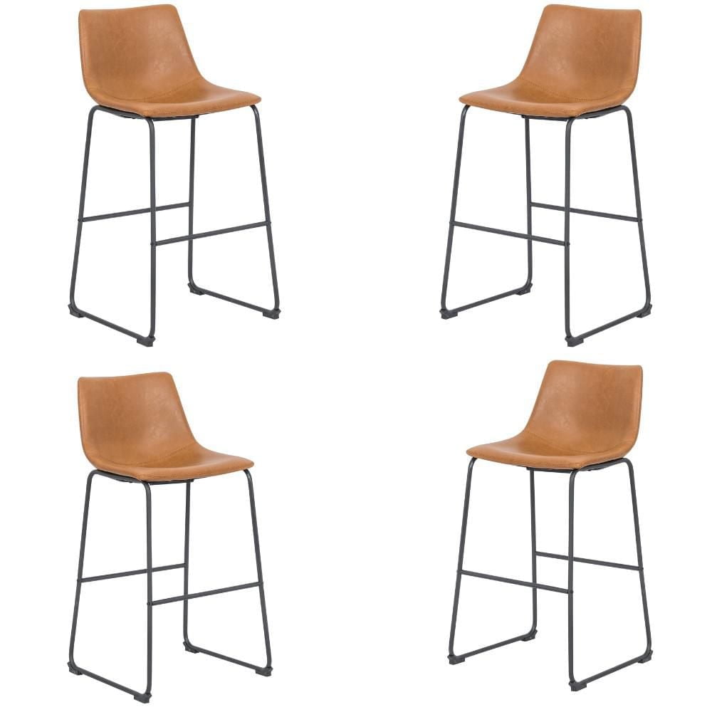 Click here for Plata Décor Import Inc Landon Stool In Tan Set Of... prices