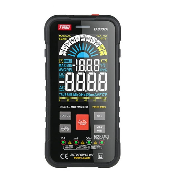 Ever Start Digital Multimeter 300 Volt with LCD Display, Test Light ...