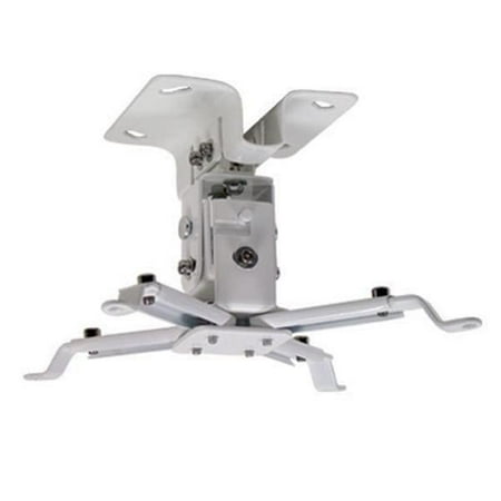 GlobalTone Projector Ceiling Mount Short Pole 5.5" Max 22 Lbs White ...