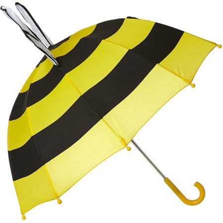 Yellow Bee Umbrella With Fun Pop-Out Wings, Big Smile, Antennae ...