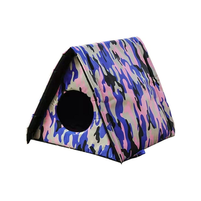 Warm Stray Cats Shelter Rainproof Outdoor Cat Tent for Pets in Garages ...