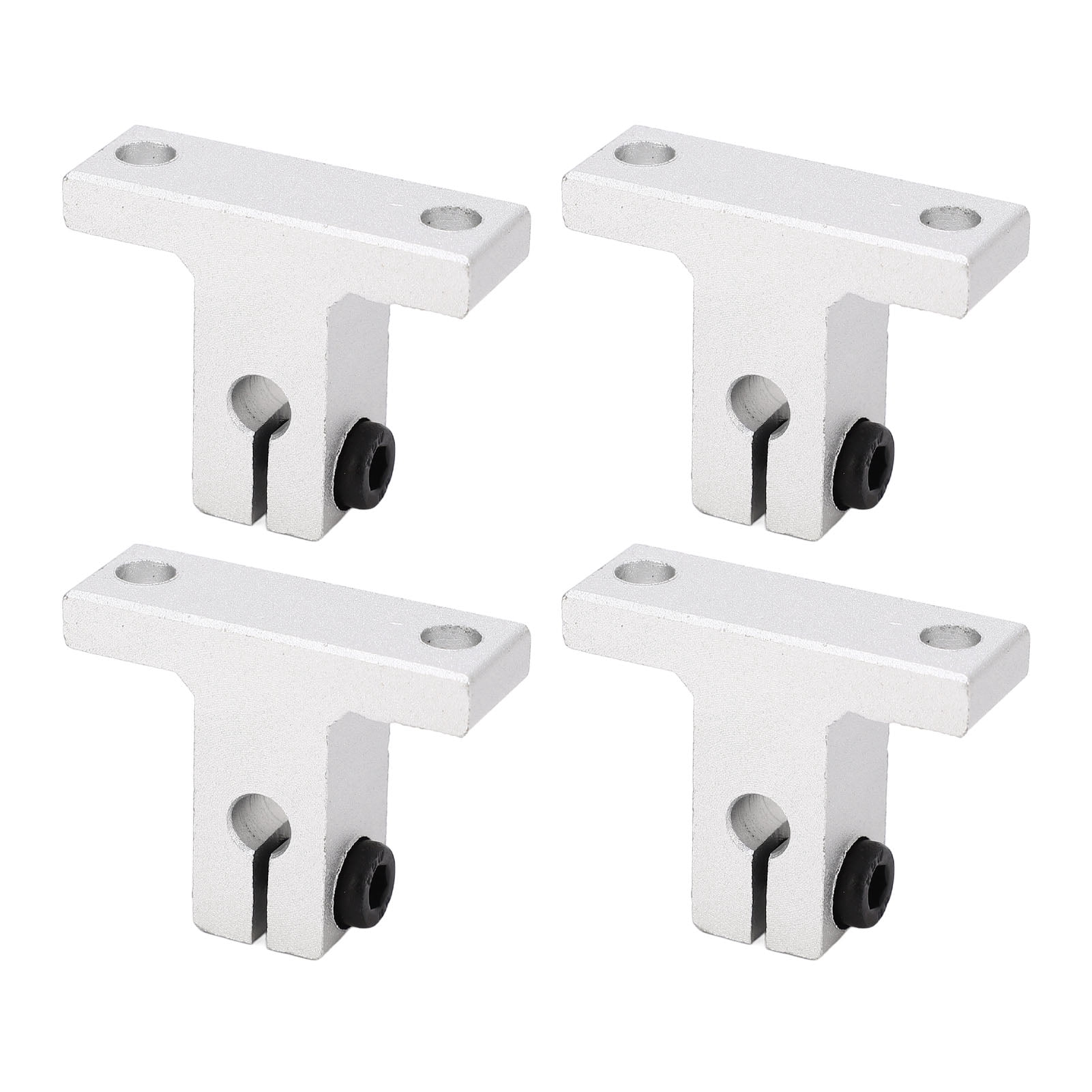 Soporte de guía de sujeción lineal, 4 piezas Riel lineal Varilla de ...