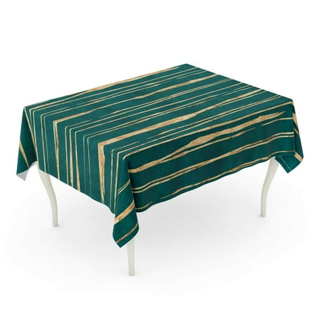 POGLIP Hand Messy Lines in Rose Gold are Overlaid Tablecloth Table Desk ...