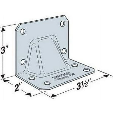 2 Pack Simpson Strong Tie CPT66Z 6x6 Concealed Post Base with Pins ...