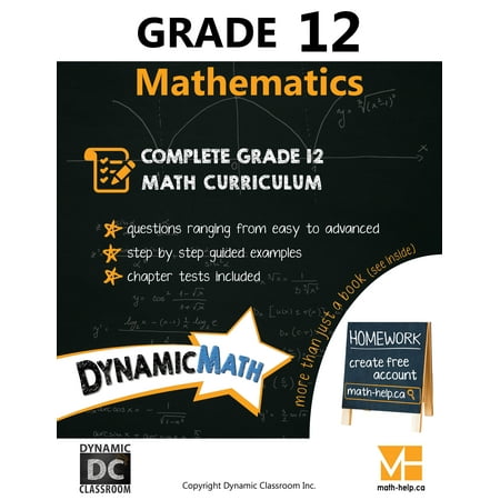 Dynamic Math Workbook for Grade 12, aligned to the curriculum in AB, SK ...