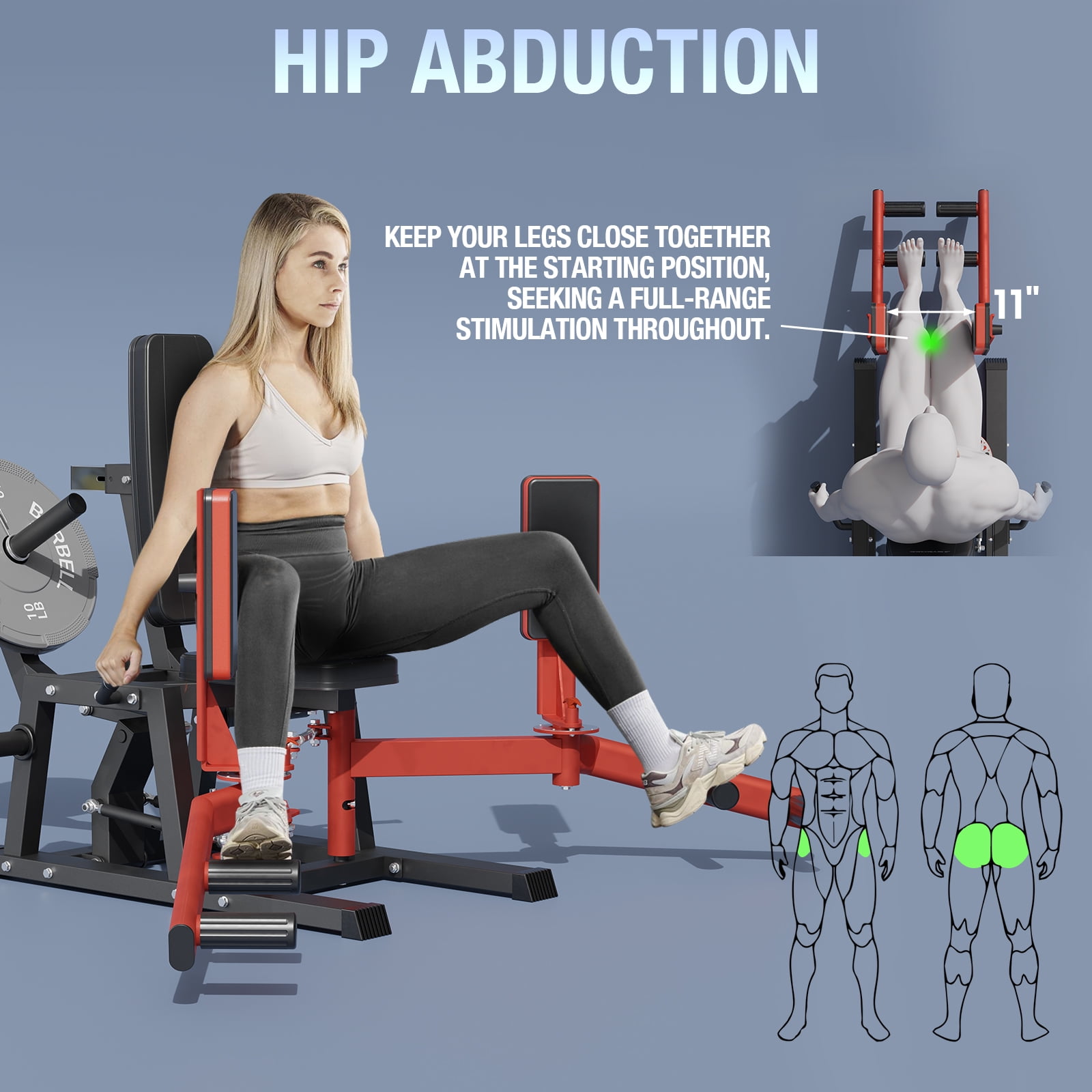 Syedee Hip Abductor Machine, Plate-Loaded Inner and Philippines | Ubuy