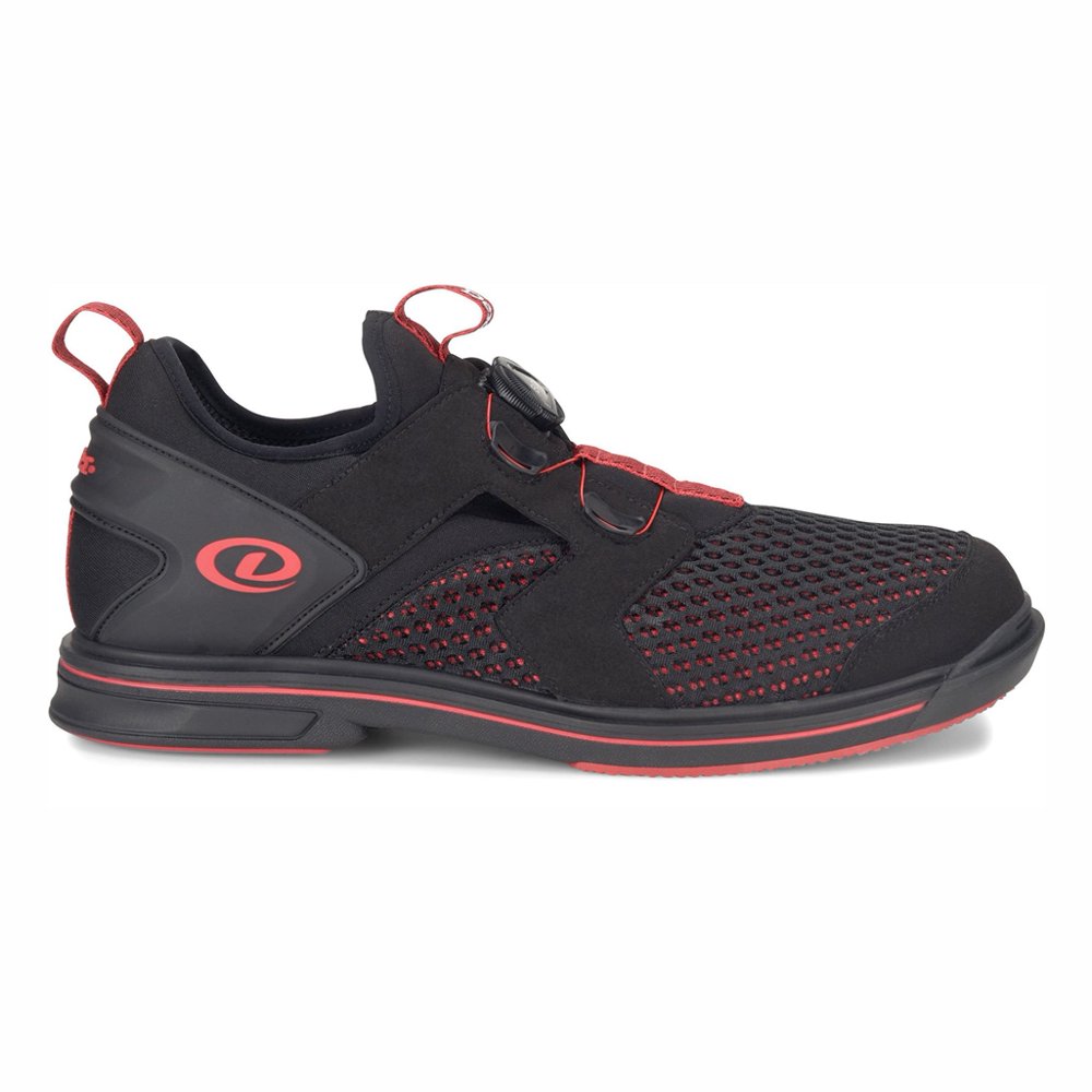 Dexter Bowling - Dexter Mens Pro BOA Black/Red Wide Width Bowling Shoes ...