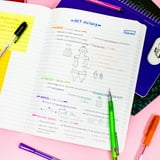 BAZIC Stripes Composition Notebook, College Ruled 100 Sheet, Assorted ...