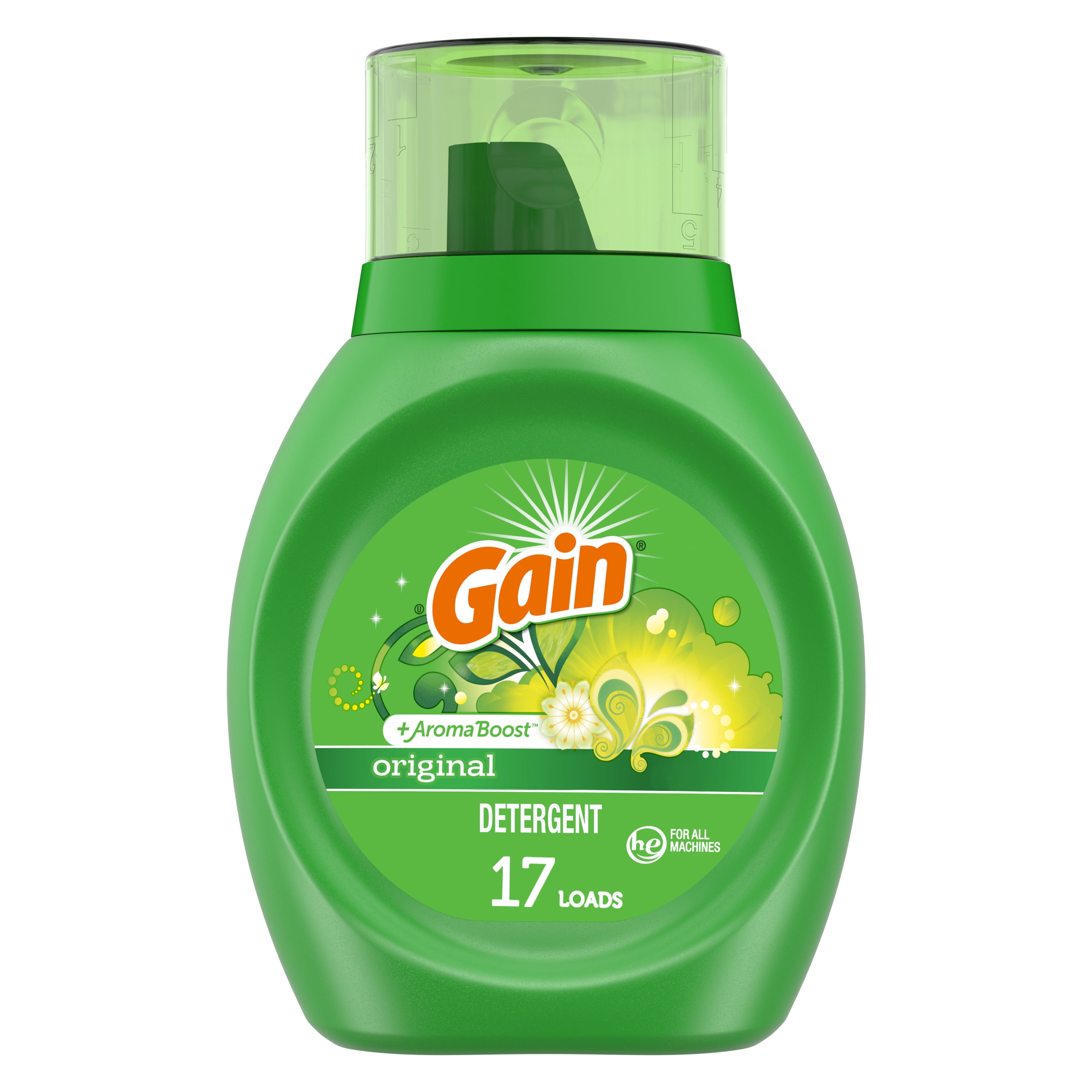 Gain + Aroma Boost Liquid Laundry Detergent, Original Scent, 17 Loads ...