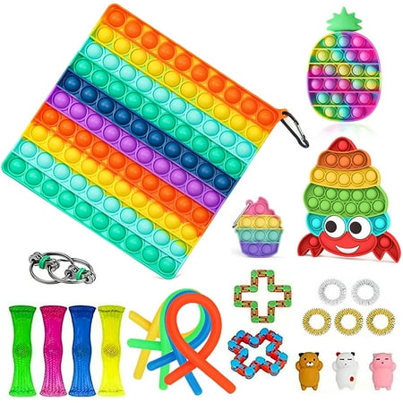 TIK Tok Fidget Packs Anti-Anxiety Tools, Cheap Fidget Block Set Stress ...