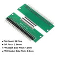 FFC FPC Connector Board 56 Pins 0.5mm Socket to 2.54mm Double Row Right Angle Pin Header Strip ...