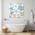 Canvas Print Wall Art Oil Paintings Ocean Coral Starfish Shell Starfish ...