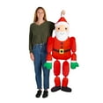 Fun Express 5 Ft. Stuffed Santa Christmas Decoration - Walmart.com