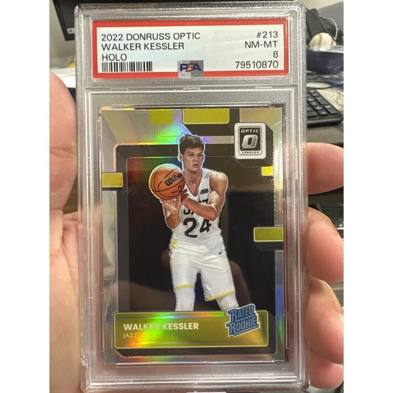 2022 Panini Donruss Optic Walker Kessler #213 Holo PSA 8 - Walmart.com