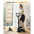 UPGO Stair Stepper for Exercises-Twist Stepper with Handlebar and ...