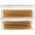 Komax Airtight Kitchen Pasta Containers with Sealed Lids, Spaghetti ...