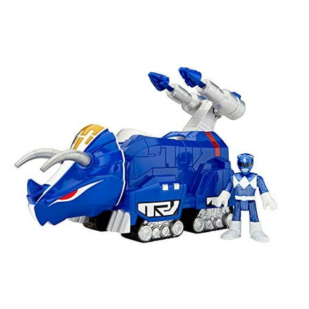 Fisher-Price Imaginext Power Rangers Blue Ranger and Triceratops ...