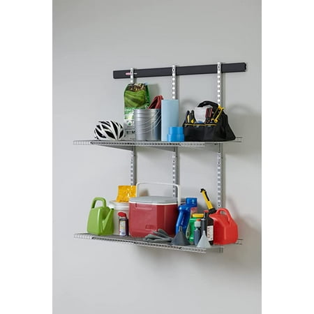 Rubbermaid Fast Track Garage 15-Piece Multipurpose Storage Rail ...