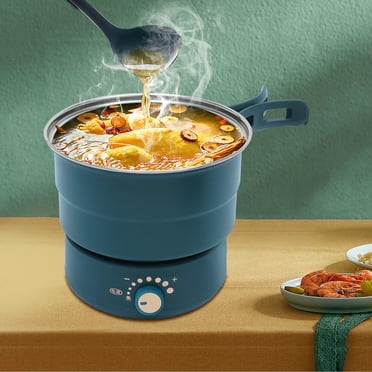Dusknt Multifunctional Electric Hot Pot Army Green, Non-Stick,Electric ...