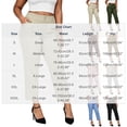 Annhoo Women's High Waist Dress Pants Double Button Pleated Front Side ...