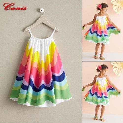 Click here for Sunloudy Toddler Baby Girl Summer Clothes Dress Ra... prices