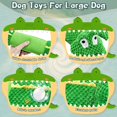 TVYTYAT Alligator Chewable Plush Crinkle & Stretch Dog Toy for Small ...